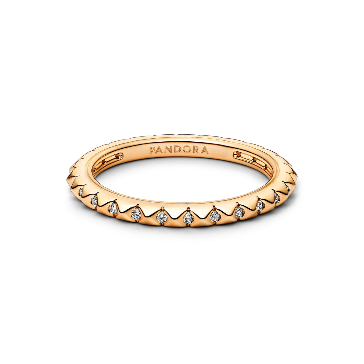 Pandora ME Pyramids Ring - 14k Gold Plated