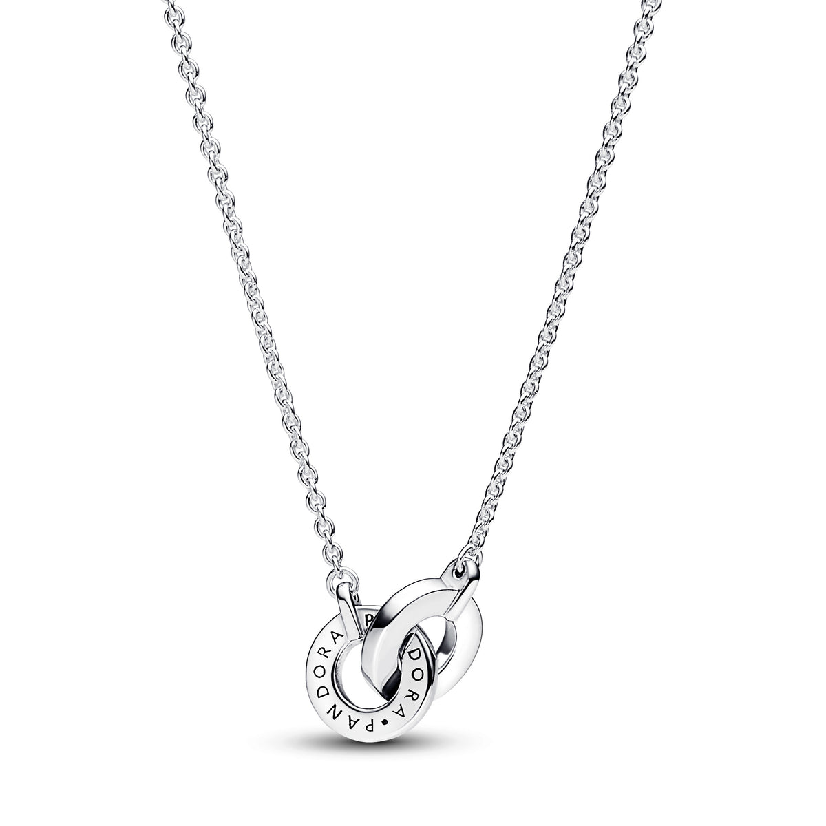 Pandora Signature Intertwined Pavé Pendant Necklace