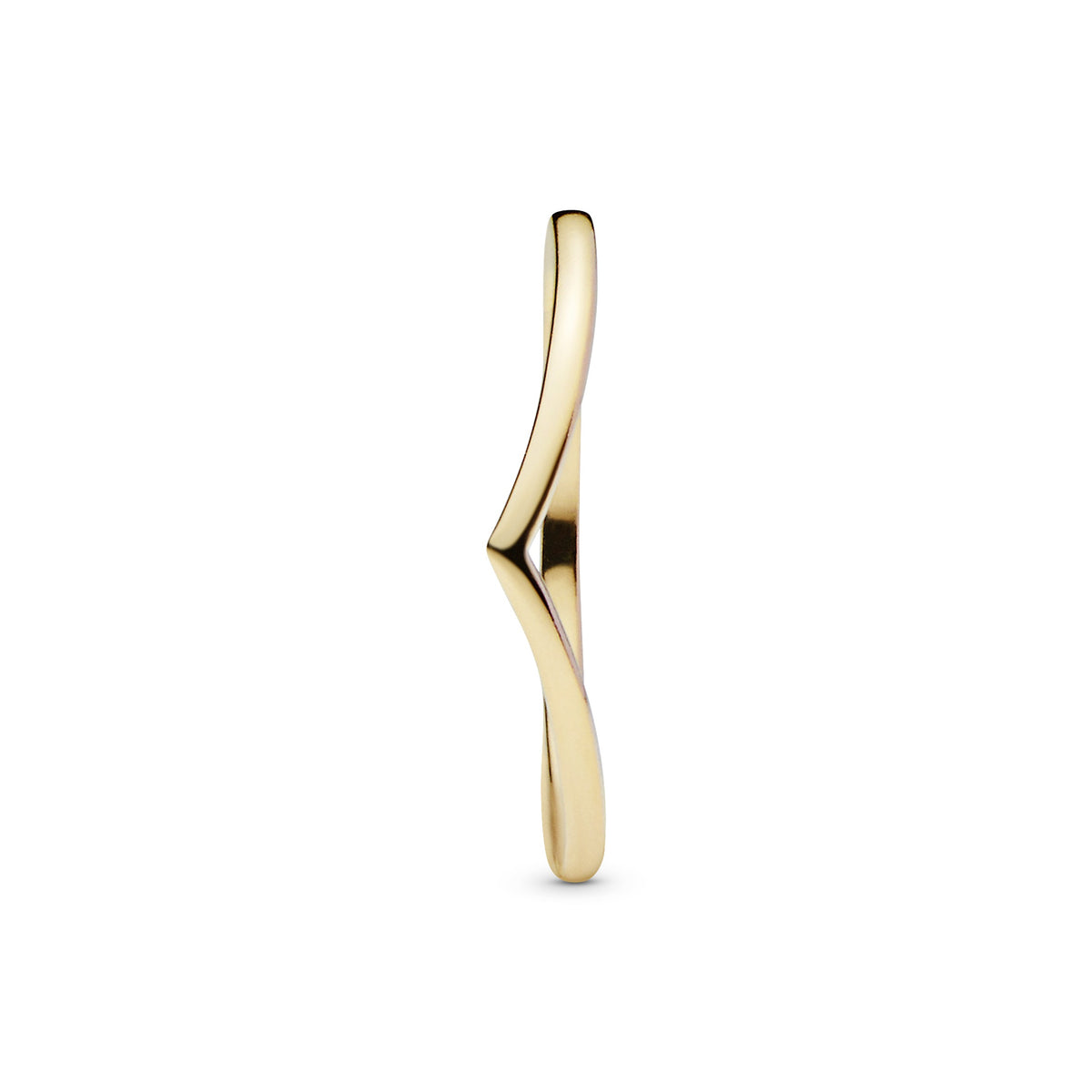 Polished Wishbone Ring