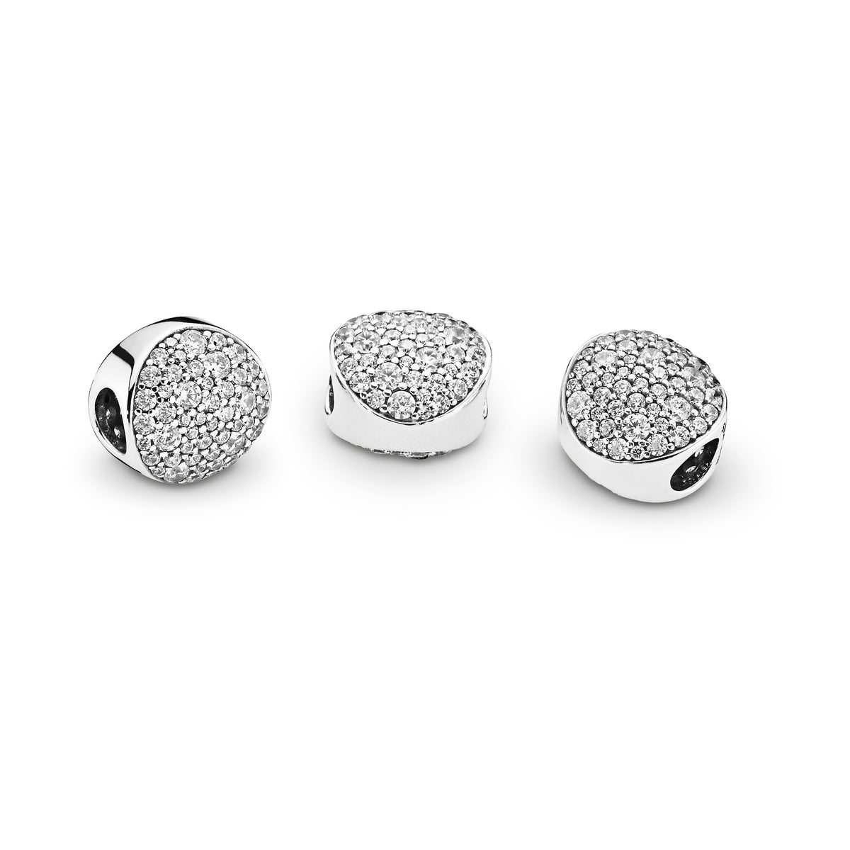 Round Pavé Charm