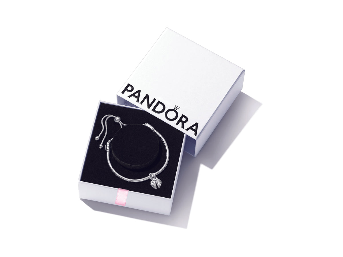 Mother and Daughter Splittable Bracelet and Charm Gift Set